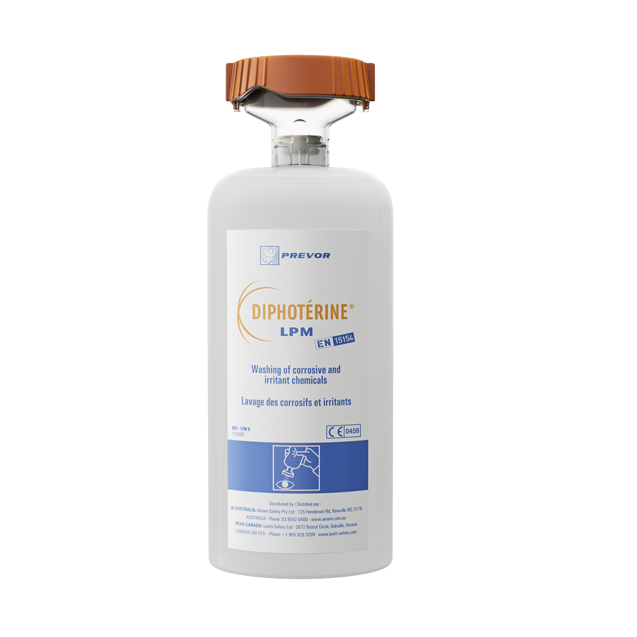 Diphoterine LPM Eyewash PREVOR diphoterine-lpm-eyewash-prevor