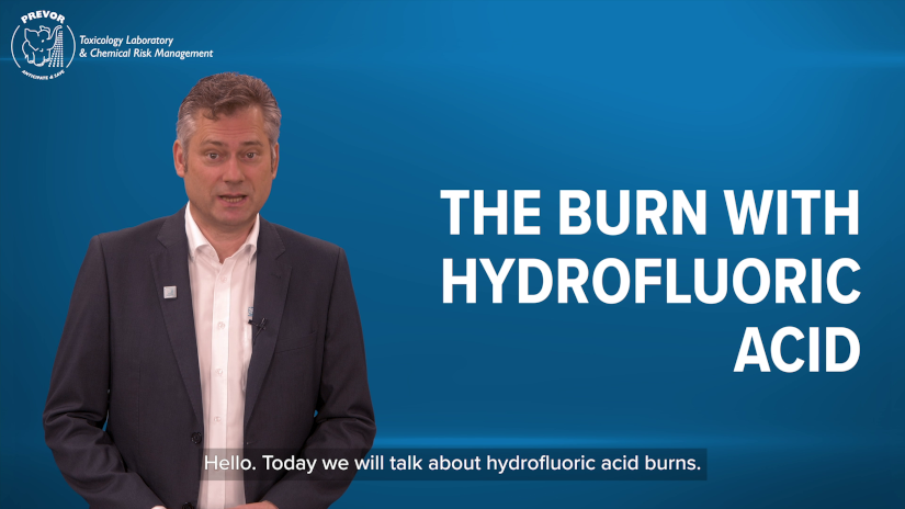 The burn with hydrofluoric acid - PREVOR