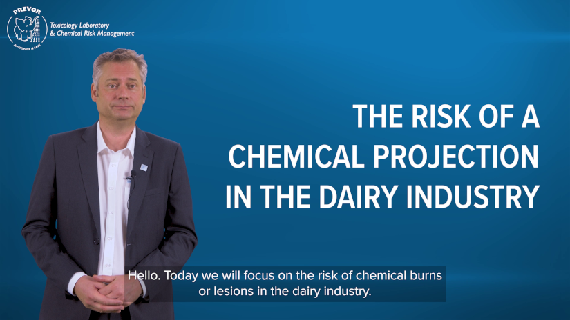The risk of a chemical projection in the dairy industry - PREVOR