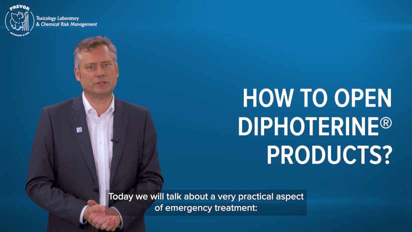 Come aprire i prodotti Diphoterine®? - PREVOR
